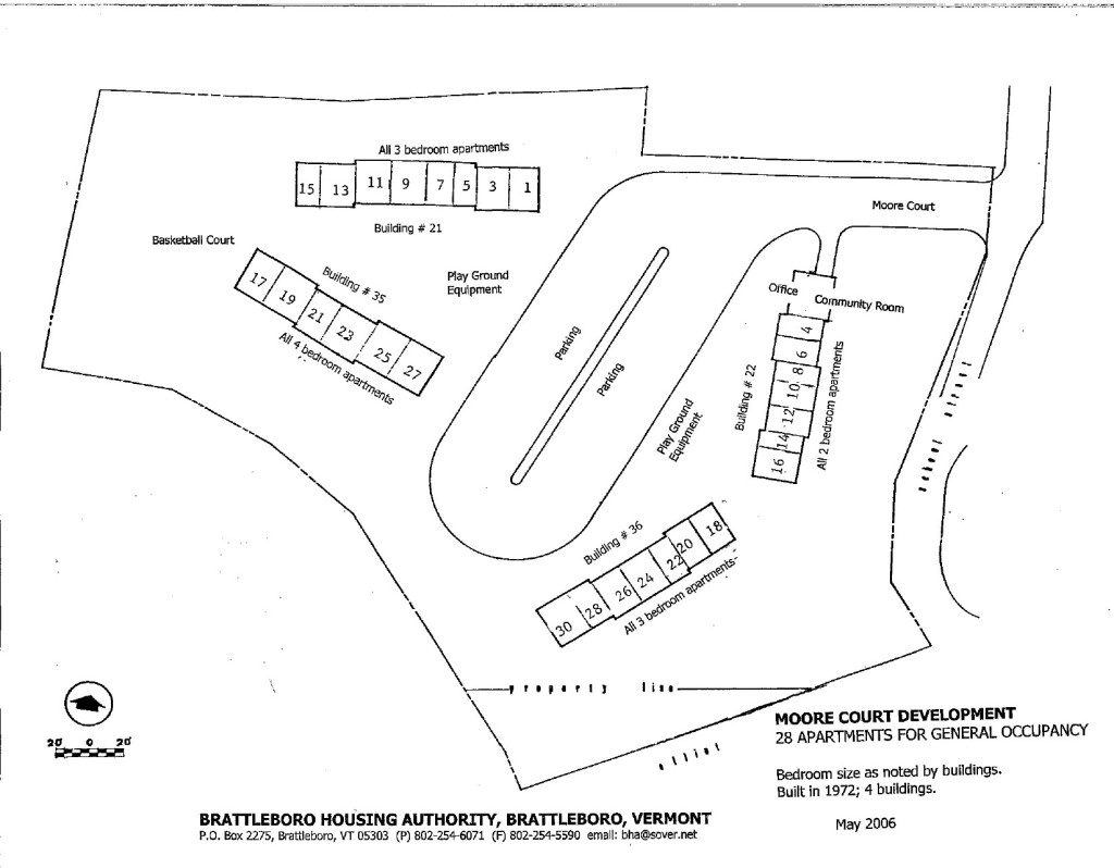 Property Map Moore Ct. - Brattleboro Housing Authority